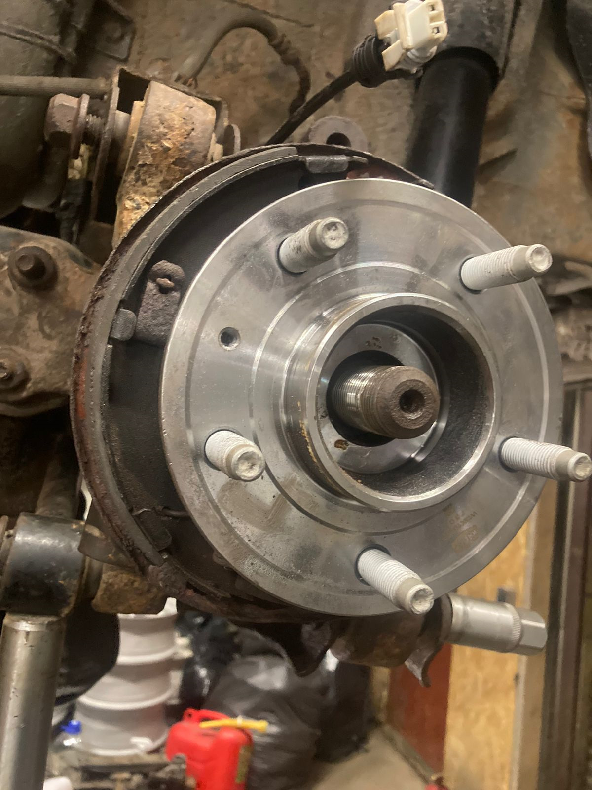 Переборка задних суппортов — Chevrolet Captiva (1G), 2,4 л, 2008 года ...