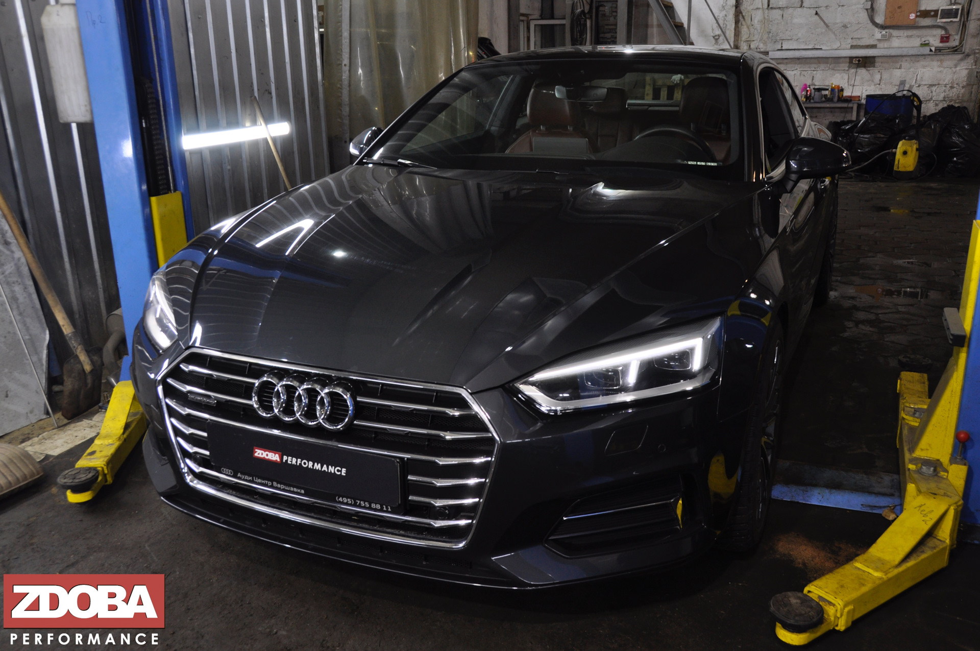 Audi A5 B9 2.0 TFSI (CYRB) 249 hp Модернизация выхлопной системы ...