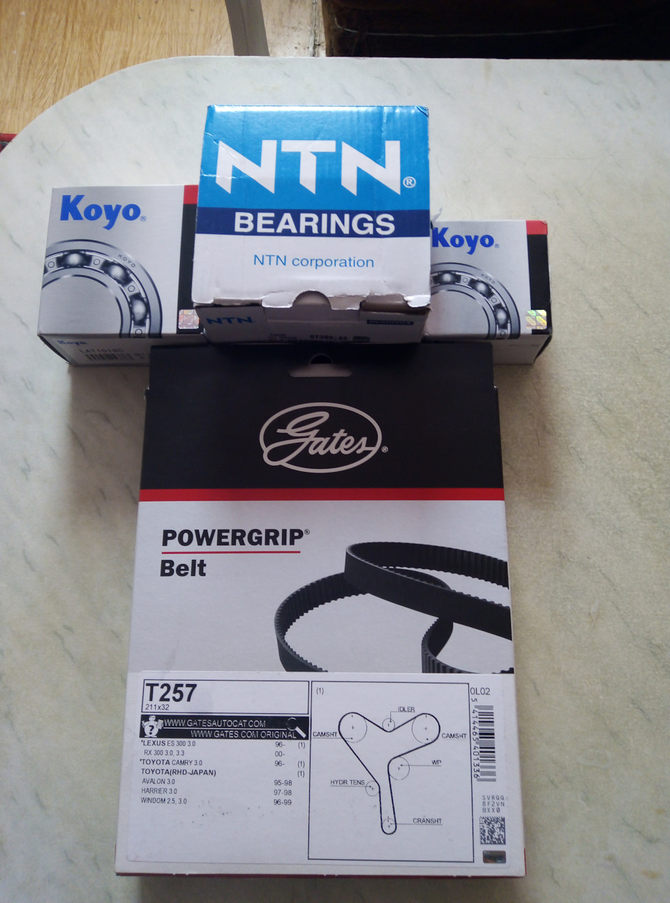 ГРМ. — Lexus RX (1G), 3 л, 1999 года | запчасти | DRIVE2