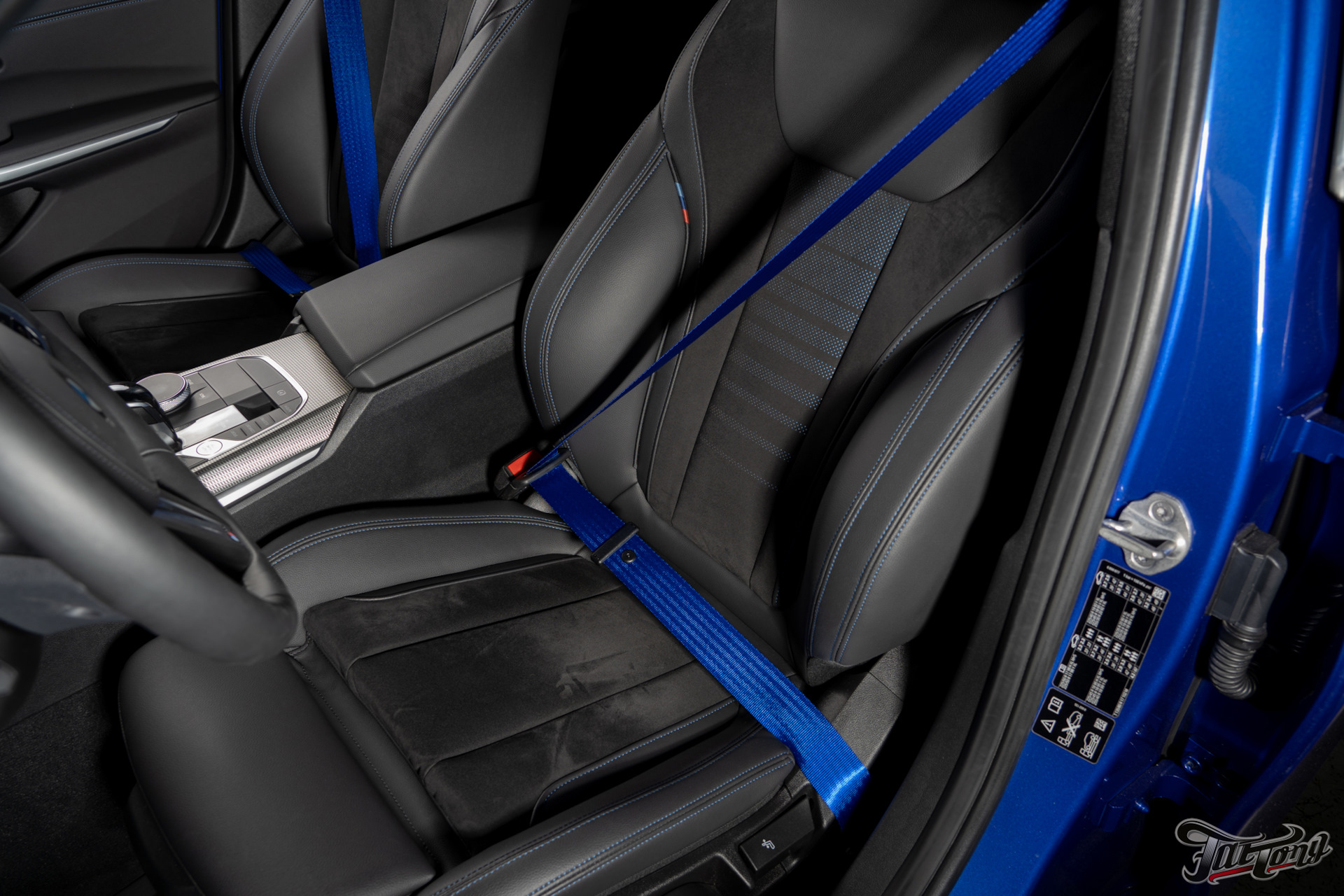 Синие ремни безопасности для BMW 3 — FatTony на DRIVE2