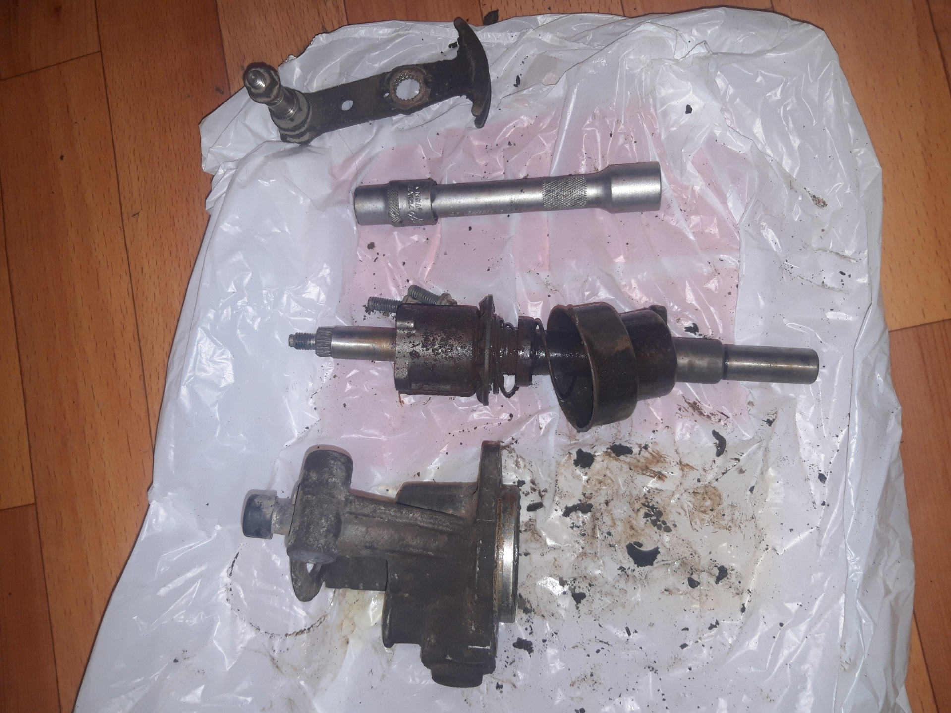 Механизм переключения передач — Volkswagen Passat B4, 2 л, 1994 года ...