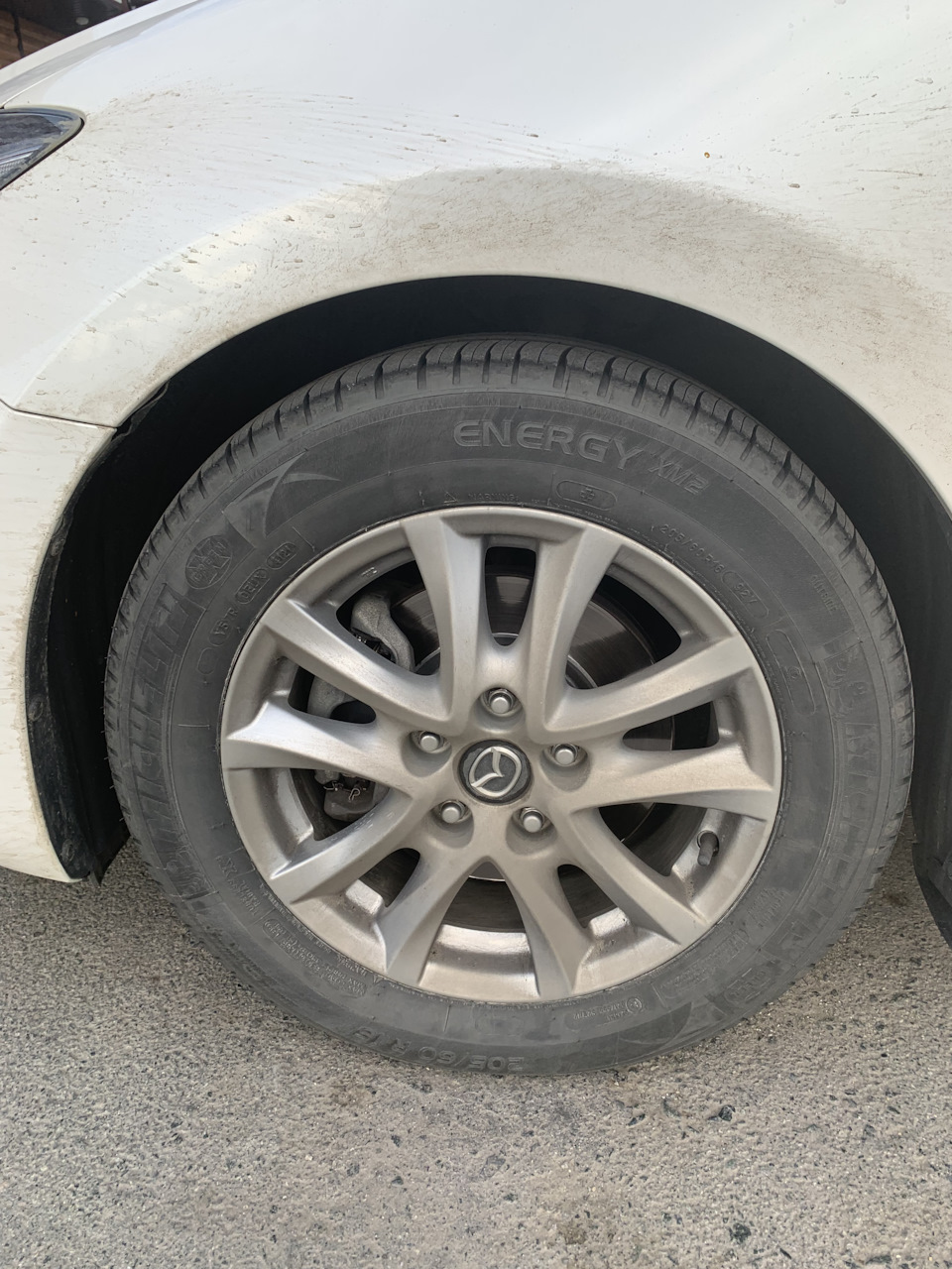 Шины 205/60 R16 Michelin Energy XM2+ 92V — Mazda 3 (3G) BM, 2 л, 2014 ...