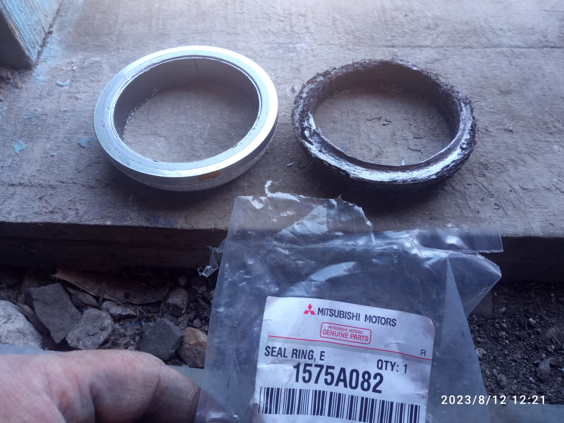 Кольцо уплонительное 1575A082 — звук запарожца — Mitsubishi Outlander ...
