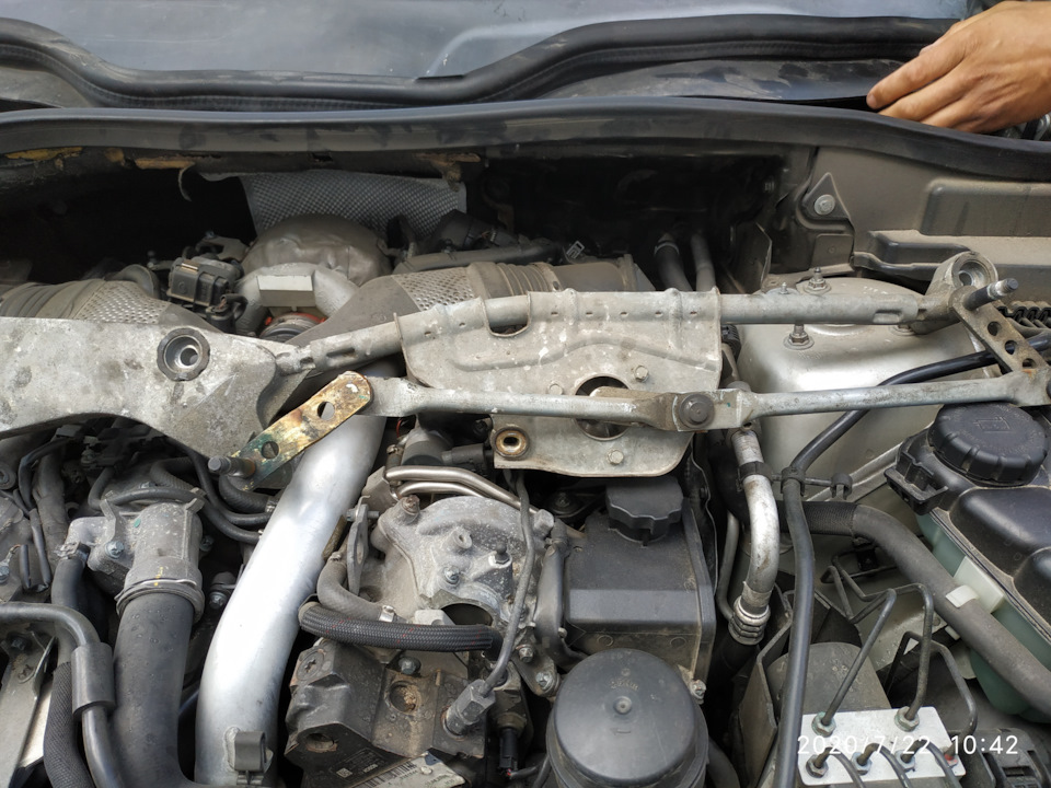 Механизм стеклоочистителя (трапеция дворников) — Mercedes-Benz M-Class ...