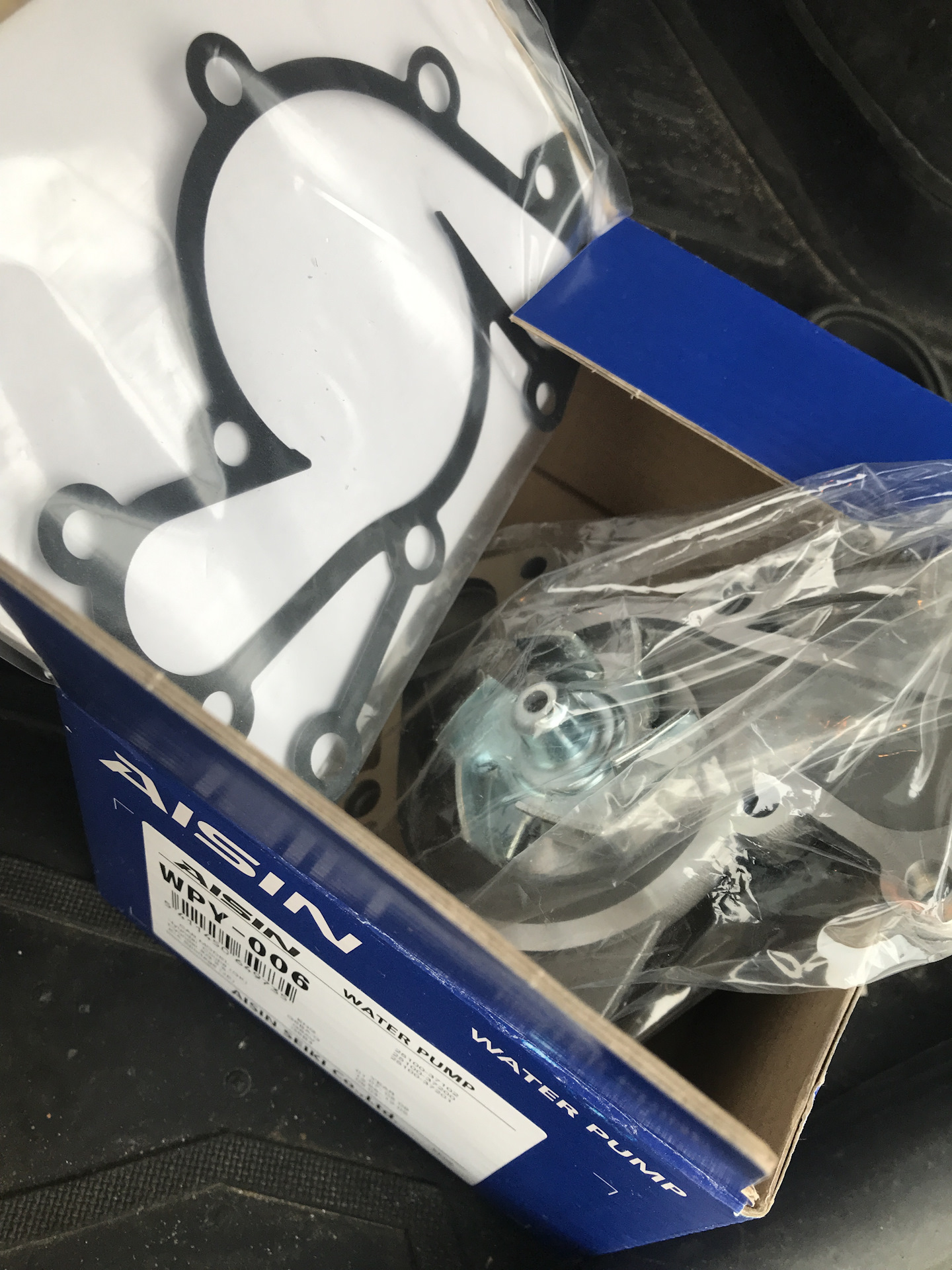 Замена ГРМ, роликов, помпы, насоса ГУРа. — Hyundai Tucson (JM), 2,7 л ...