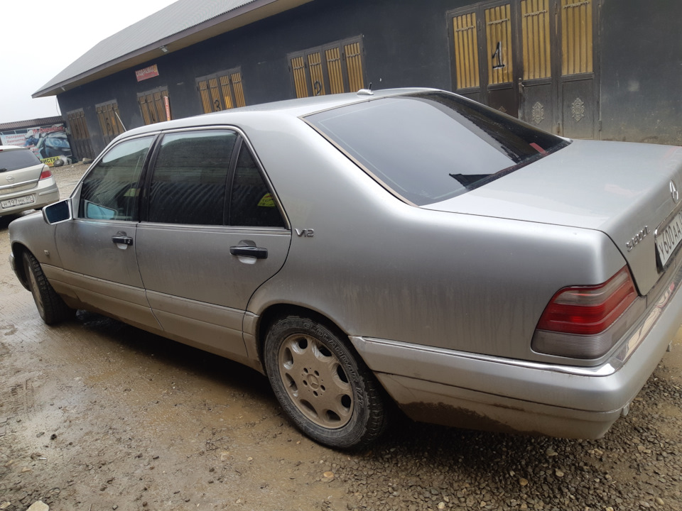 Рулевой редуктор. — Mercedes-Benz S-Class (W140), 5 л, 1998 года ...