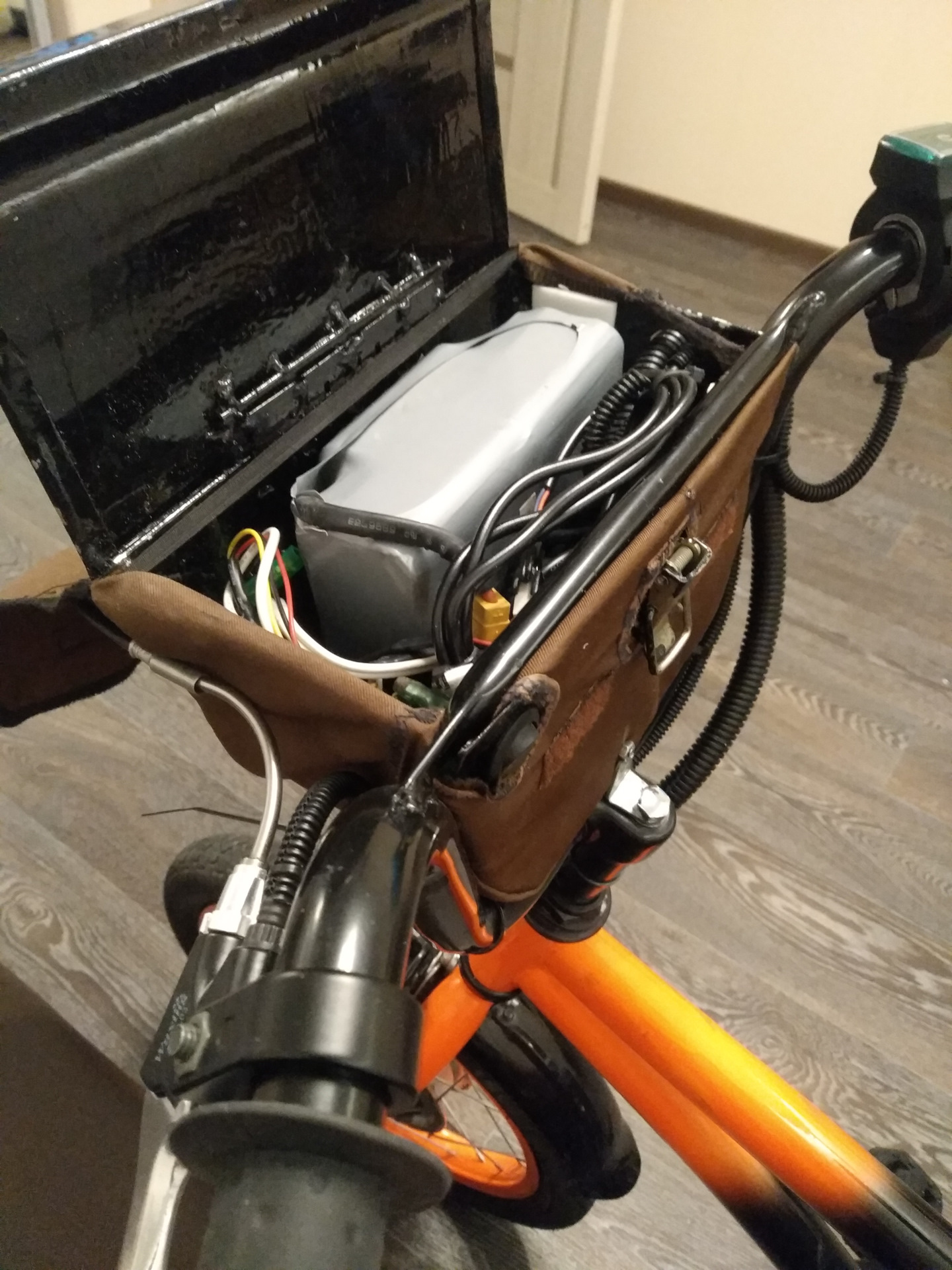 Второй детский электровелик. Мотор колесо от гироскутера. — DRIVE2