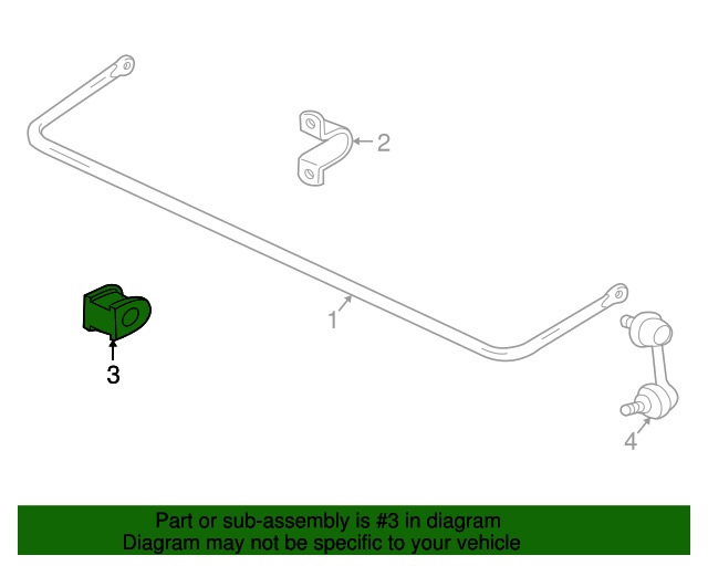 4156A028 Втулка стабилизатора Mitsubishi | Запчасти на DRIVE2