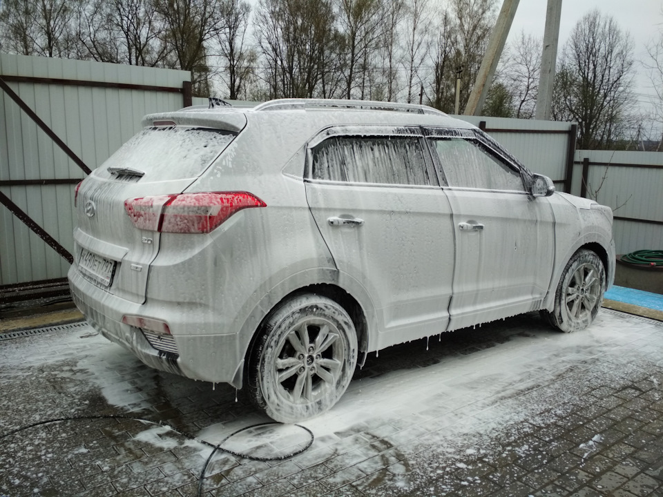 Химчистка салона + мойка. — Hyundai Creta (1G), 2 л, 2019 года | мойка ...