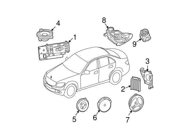 A2048202902 Динамик двери Mercedes | Запчасти на DRIVE2