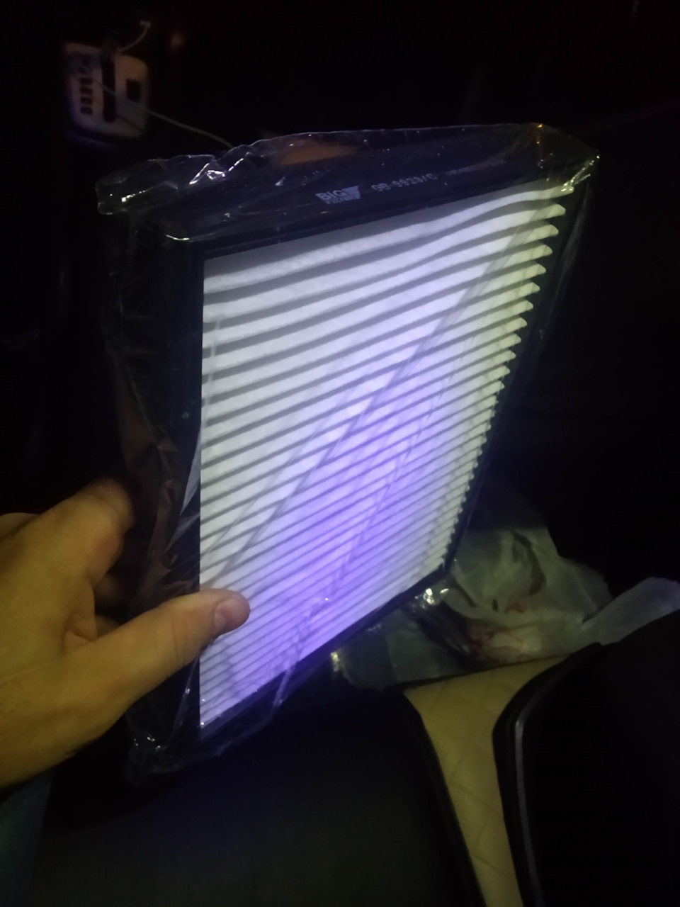 Угольный фильтр. Возврат. BIG Filter. — Chevrolet Captiva (1G), 3,2 л ...