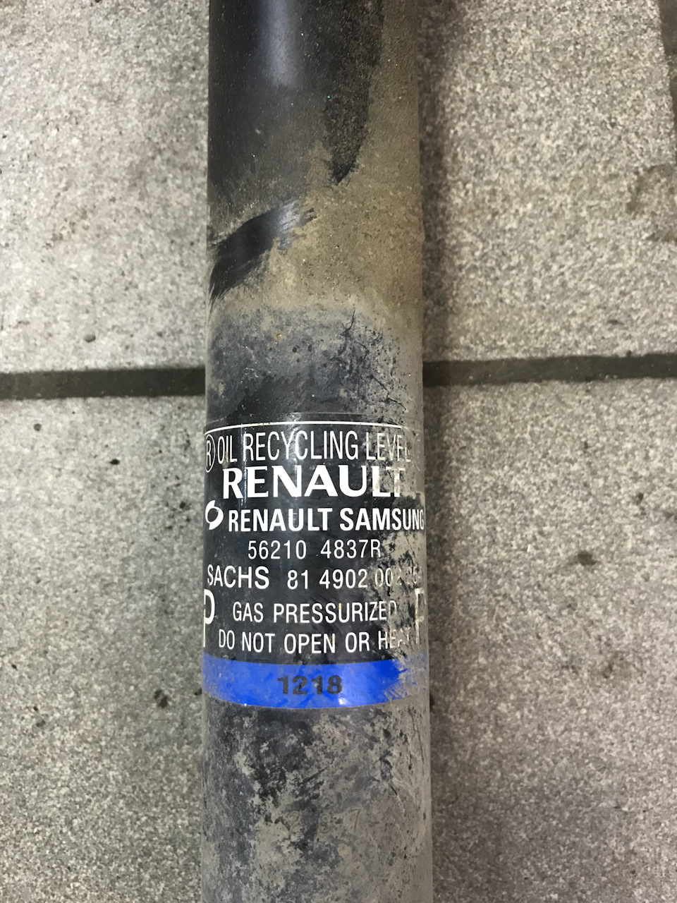 562104837R Амортизатор зад RENAULT | Запчасти на DRIVE2