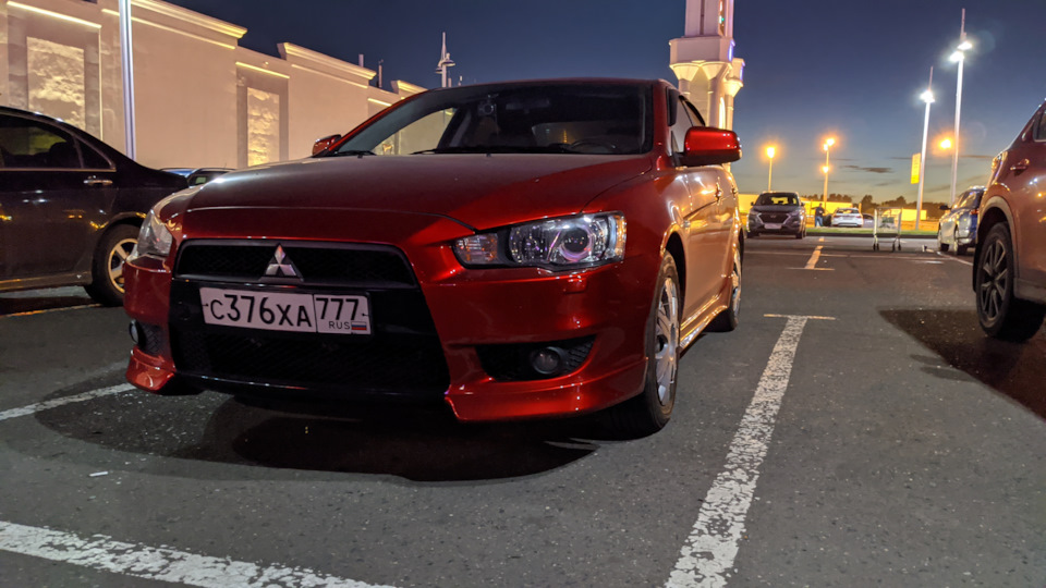 Mitsubishi Lancer X 2.0 бензиновый 2008 | Soul Crystal Red на DRIVE2