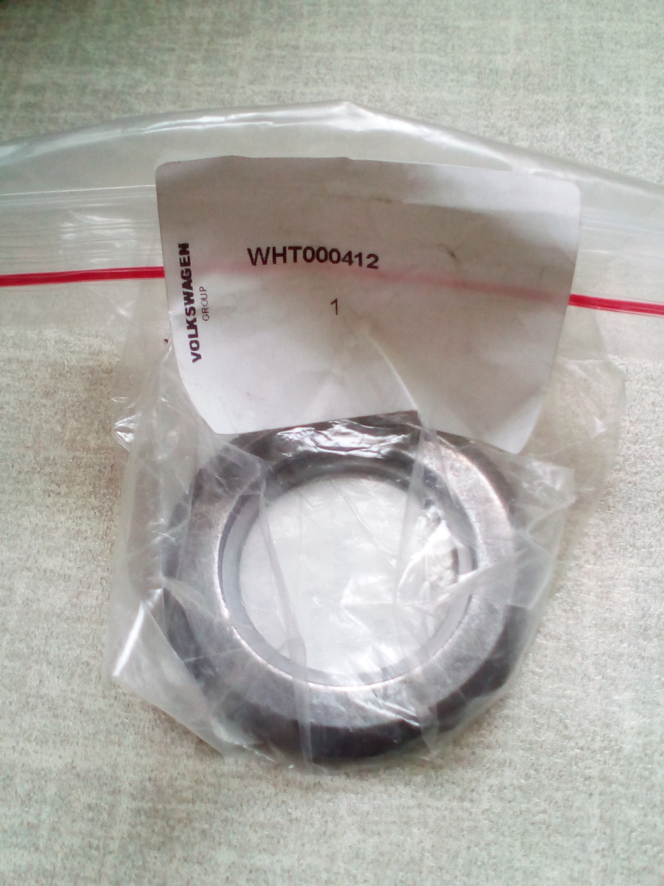WHT000412 ШАЙБА/SCHEIBE VAG | Запчасти на DRIVE2