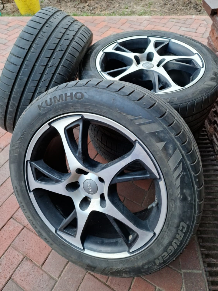 Шины летние Kumho 275/45 R20, кованые диски ABT 9Jx20 ET50 5x130 на ...