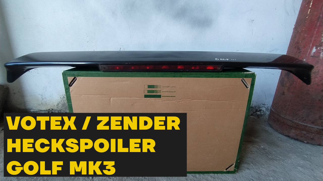 OEM Votex / Zender Heckspoiler GOLF mk3 — Volkswagen Golf Mk3, 1,9 л ...