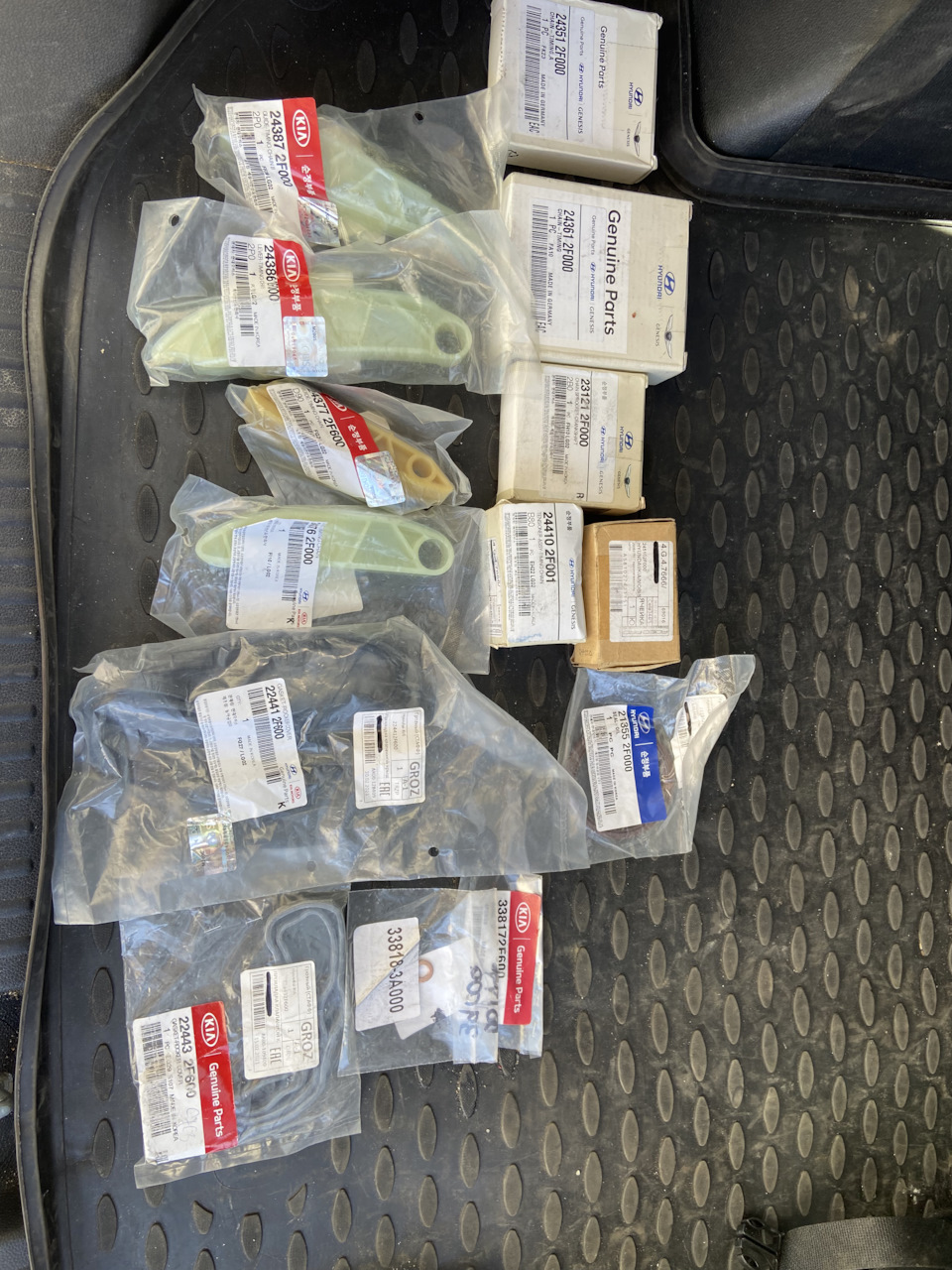 Замена грм. Что скажете? — KIA Sorento (3G), 2,2 л, 2016 года ...