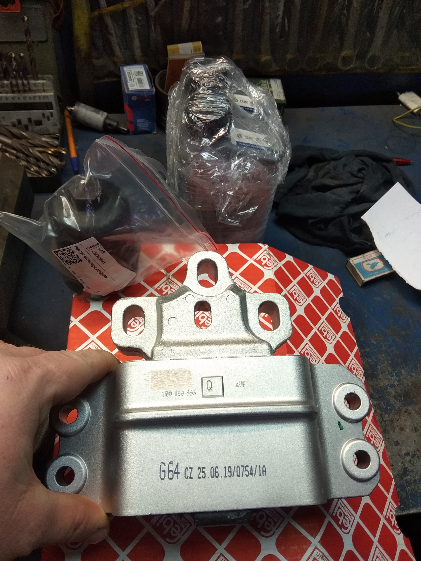 Первой после stage сдалась подушка — Skoda Superb Combi (Mk2), 2 л ...