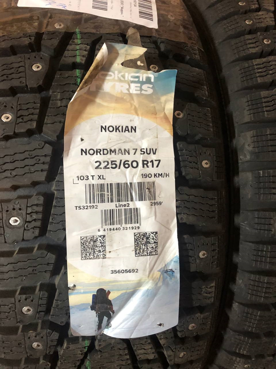 Готовь сани с лета, купил новые зимне Nokian Tyres Nordman 7 SUV 225/60 R17 103T XL (неплохой ...
