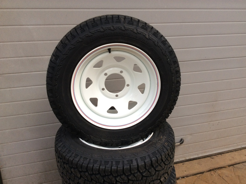 Колеса для Белого Бегемота. Белые и красивые. — Ford Transit (3G), 2 л ...