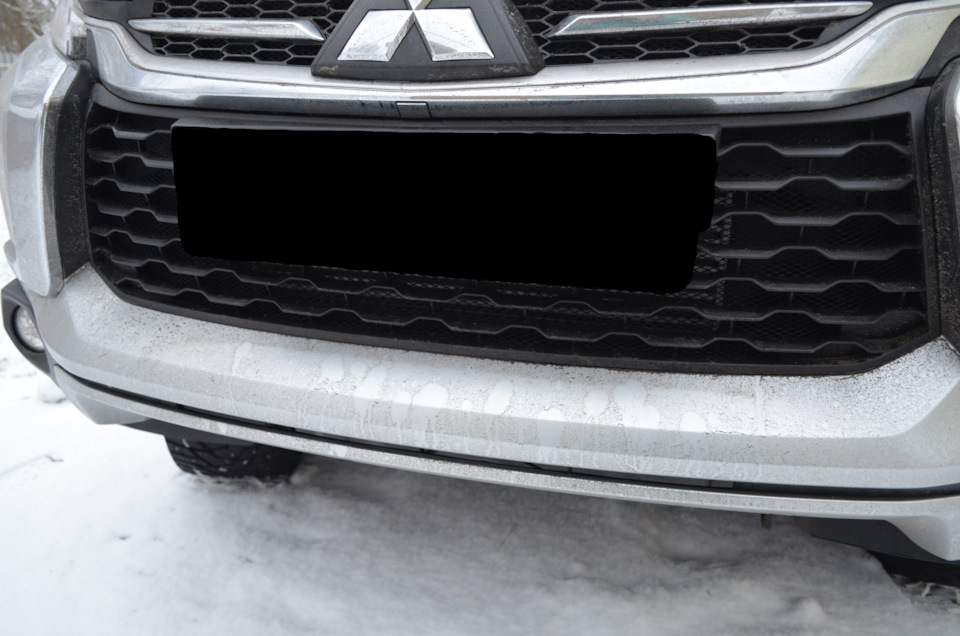 Сетка в бампер — Mitsubishi Pajero Sport (3G), 2,4 л, 2020 года ...