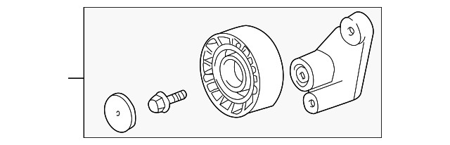 11281702013 Натяжной ролик BMW | Запчасти на DRIVE2