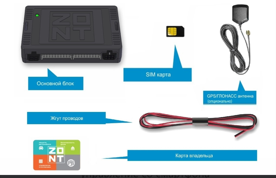 Кто имел дело с этой штукой ? Хочу попробовать! Zont ztc-300 — KIA Sorento (2G), 3,5 л, 2011 ...