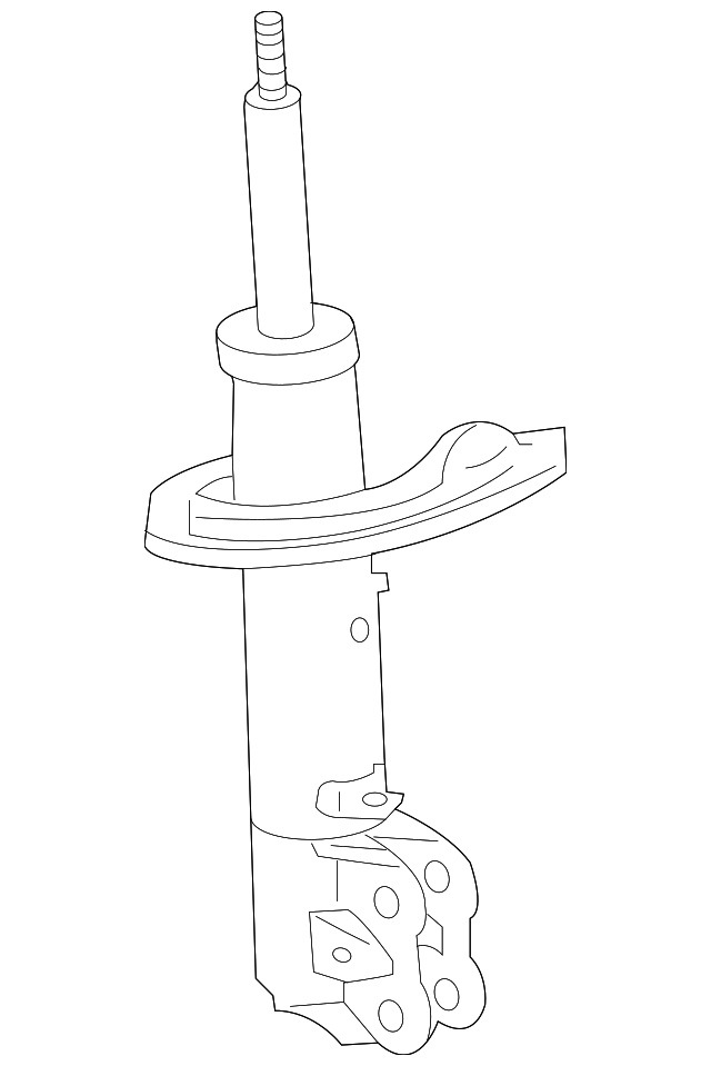 4060A473 Стойка амортизатора передней подвески, ле Mitsubishi ...