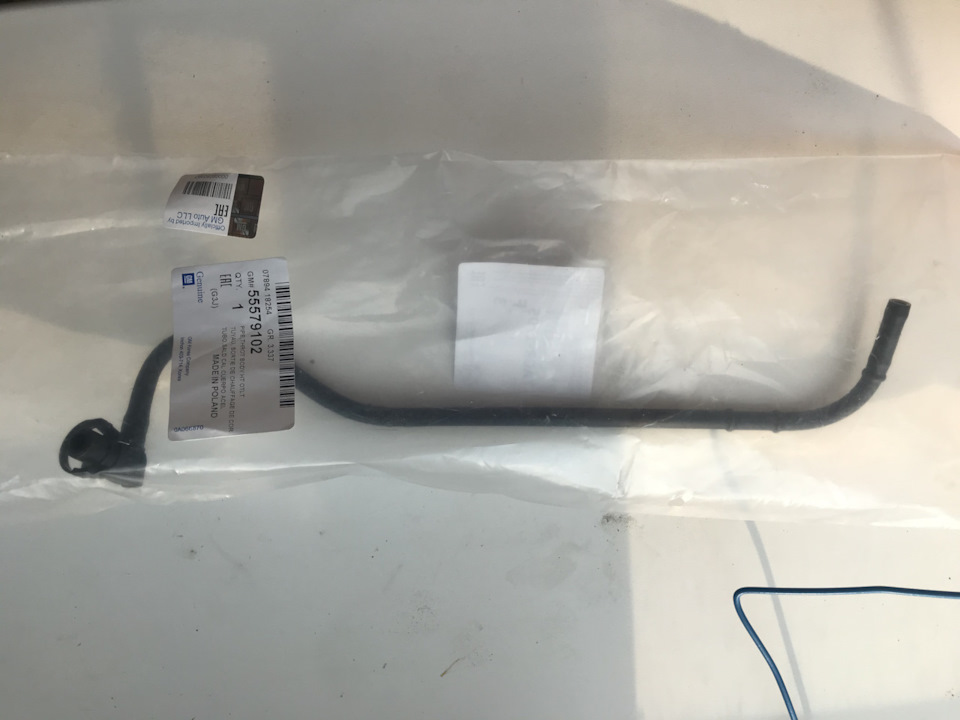 Трубки подогрева дроссельной заслонки + колечки — Opel Astra H, 1,8 л ...