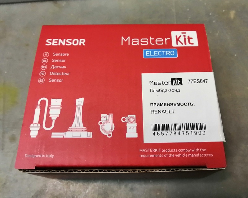 77ES047 Лямбда-зонд MasterKit | Запчасти на DRIVE2