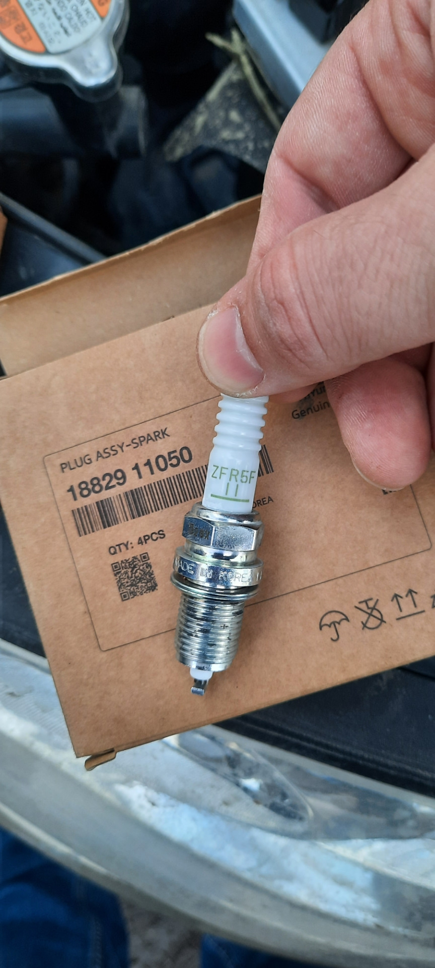 1882911050 Свечи зажигания KIA HYUNDAI | Запчасти на DRIVE2