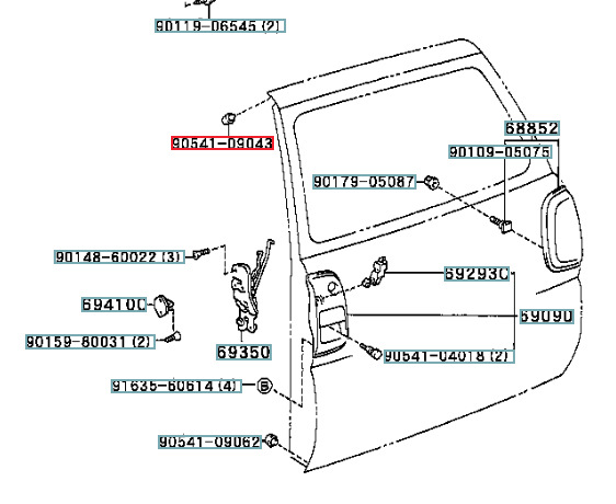 9054109062 Отбойник резино-металлический TOYOTA LEXUS | Запчасти на DRIVE2