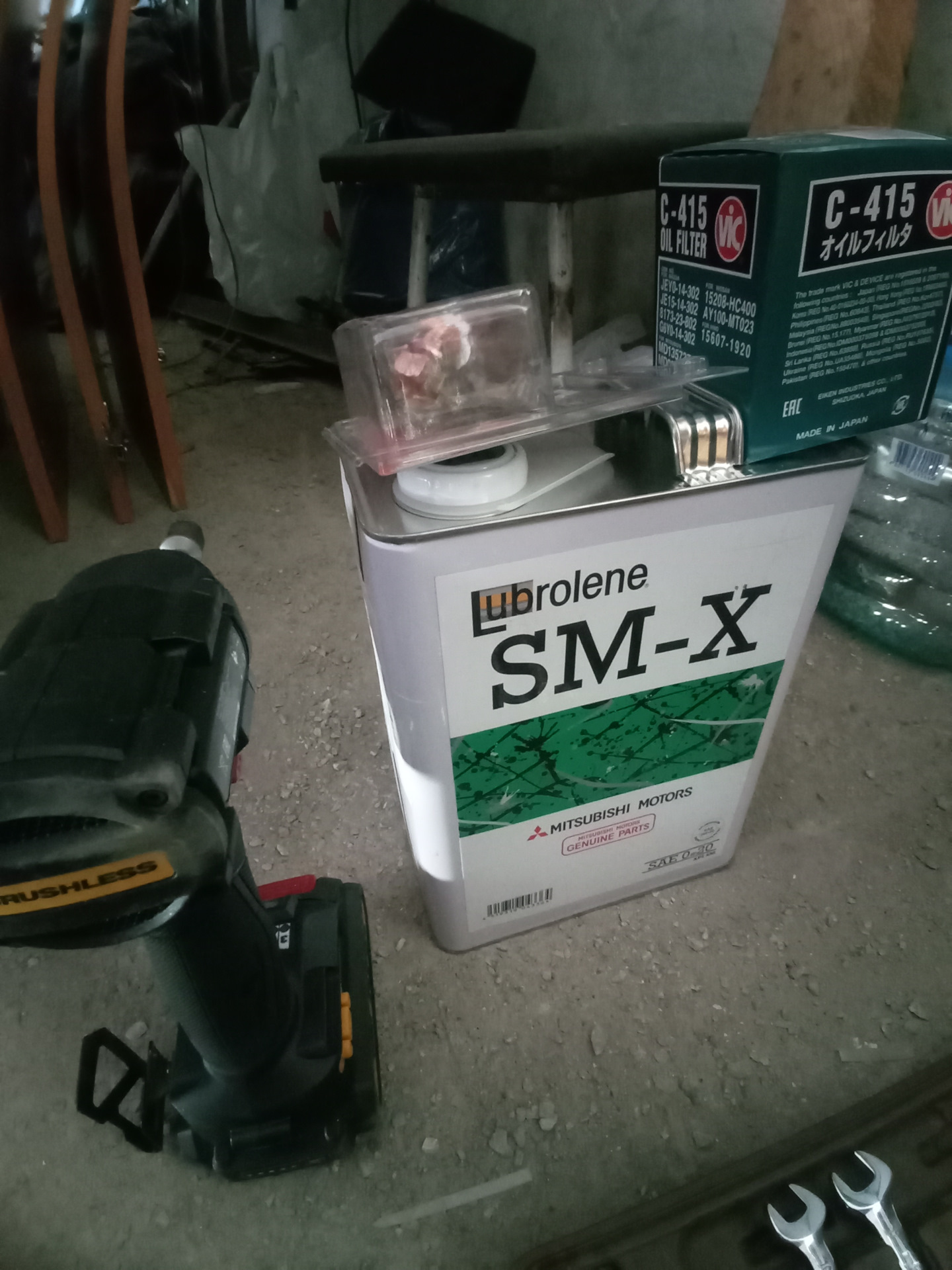 Масло — Mitsubishi Lancer Sportback, 1,8 л, 2008 года | плановое ТО ...