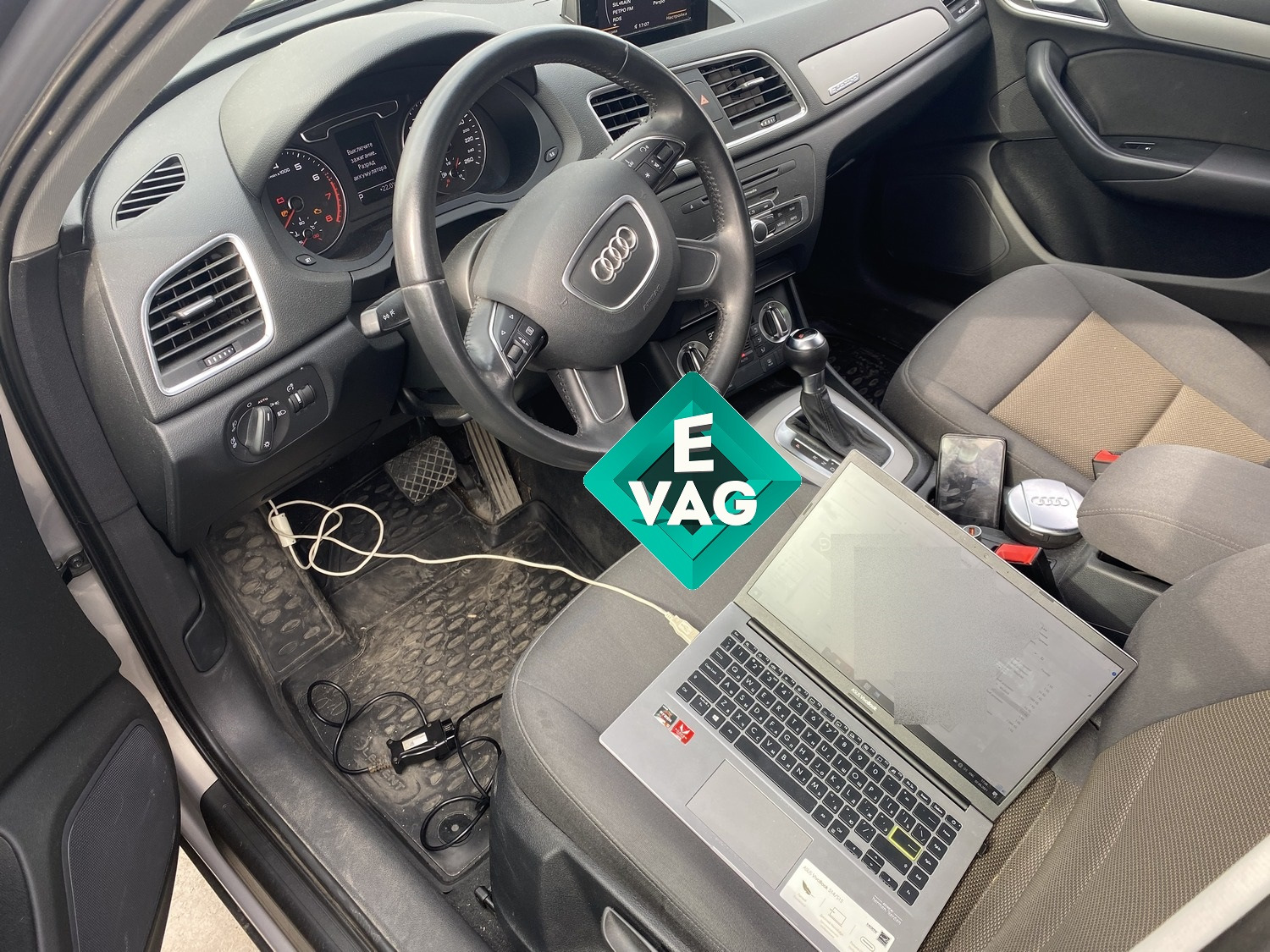 🚀 AUDI Q3 2.0 TFSI 170 лс "2014. Чип-тюнинг двигателя CCZC + чип-тюнинг ...