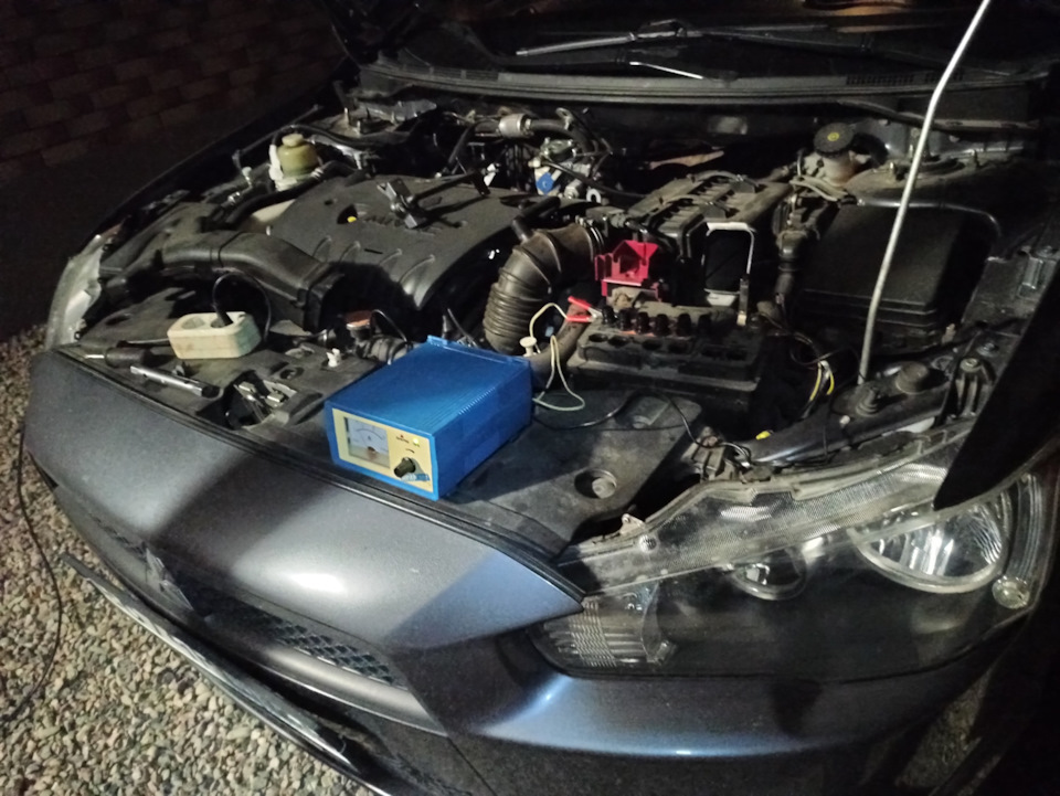 88. АКБ. — Mitsubishi Lancer X, 1,8 л, 2008 года | расходники | DRIVE2