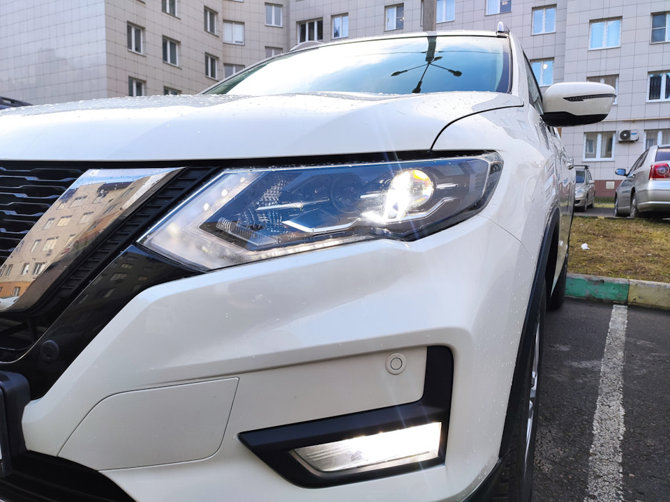 Монтаж фар. Часть 2. Финал. — Nissan X-Trail III (t32), 2 л, 2019 года ...