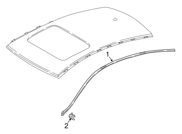 A2539910300 Клипса крепления декоративной крышки двигателя Mercedes ...