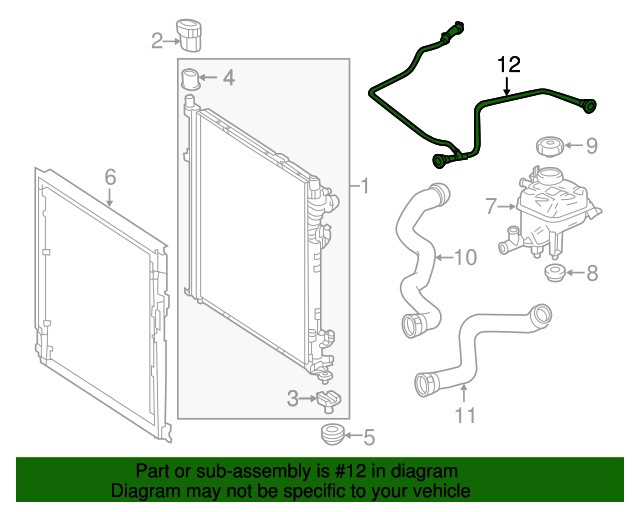 A1665000091 Трубопровод радиатора Mercedes | Запчасти на DRIVE2