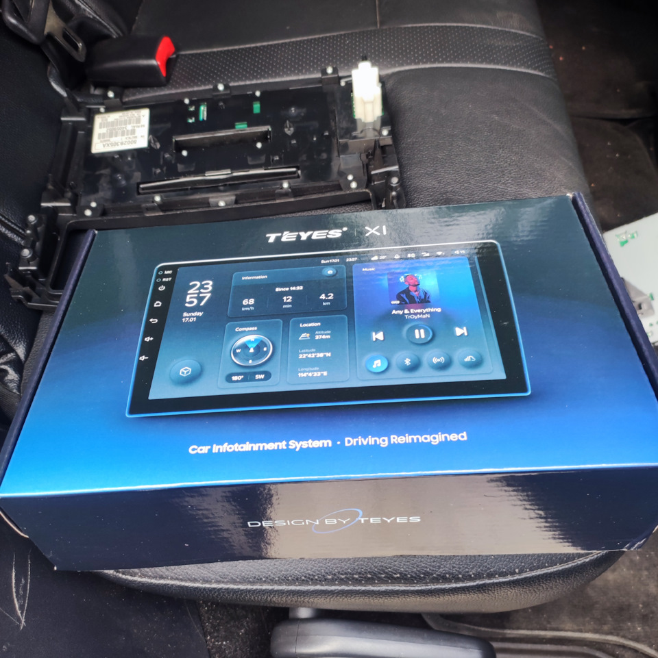 Головное устройство Teyes на андроиде — Mitsubishi Pajero (4G), 3 л ...