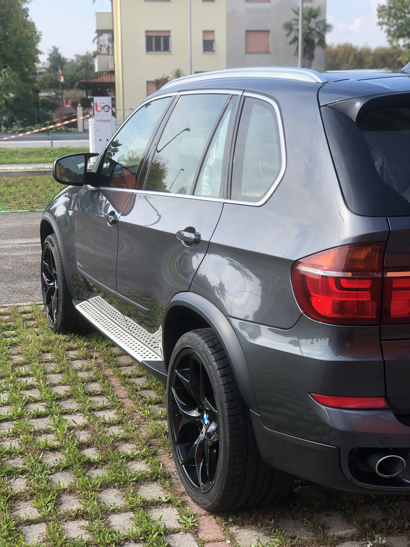 Тапки R21 расточил с 72.6 на 74.1 и поставил — BMW X5 (E70), 3 л, 2011 ...