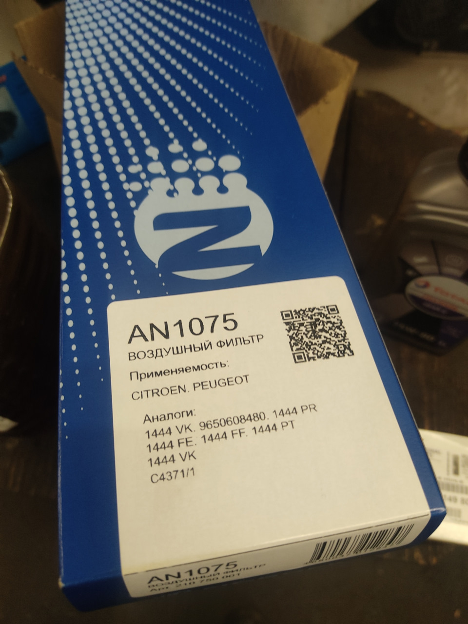 1444PT Фильтр воздушный Peugeot Citroen | Запчасти на DRIVE2