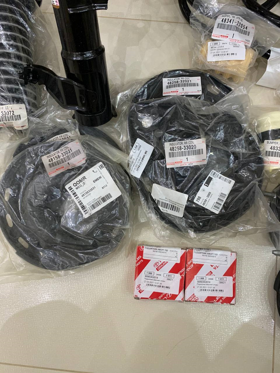 Замена всех амортизаторов и пружин — Toyota Camry (XV50), 2,5 л, 2012 ...