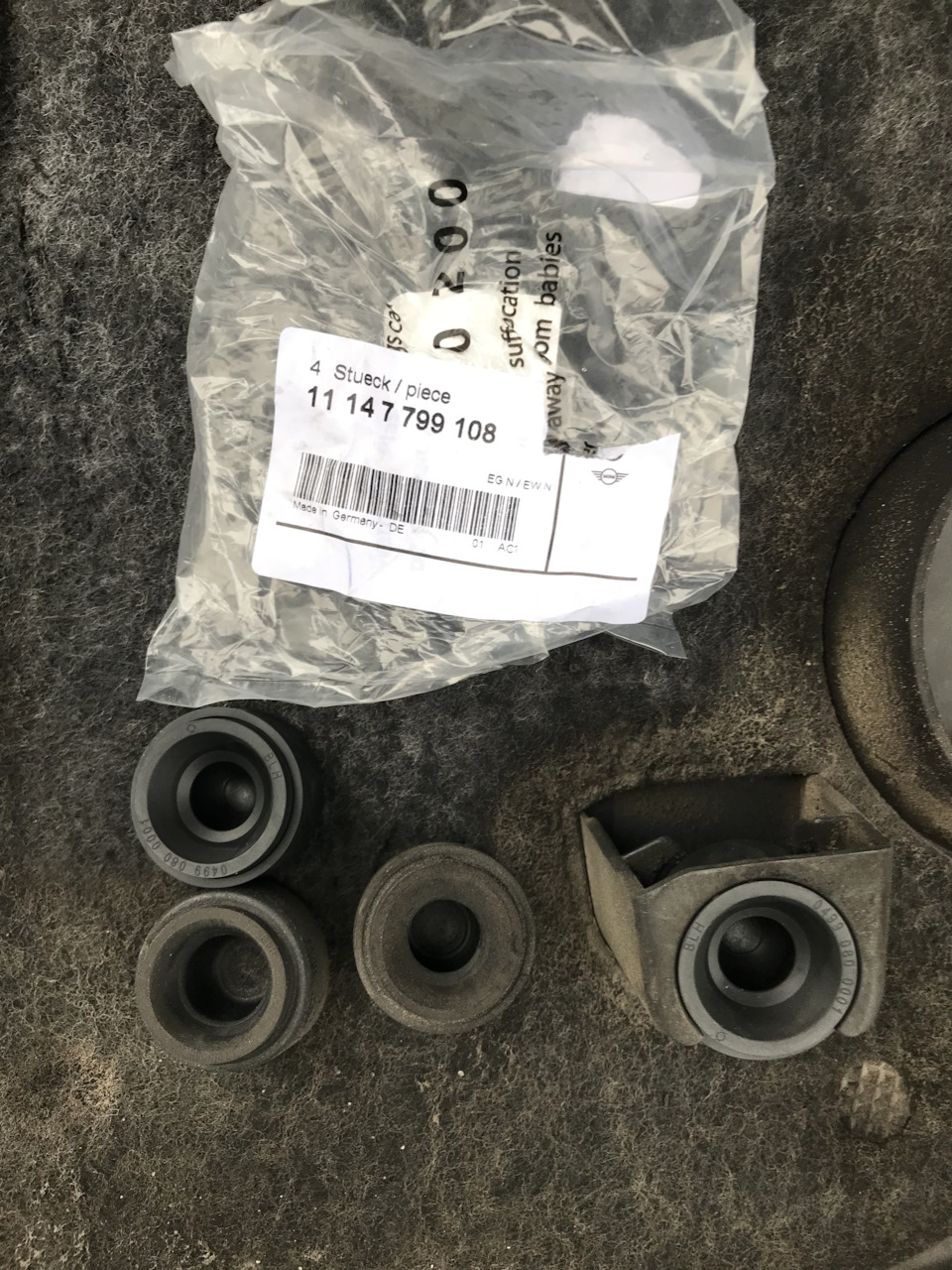 Смена старых резинок на крышки двигателя bmw f30 diesel — BMW 3 series ...