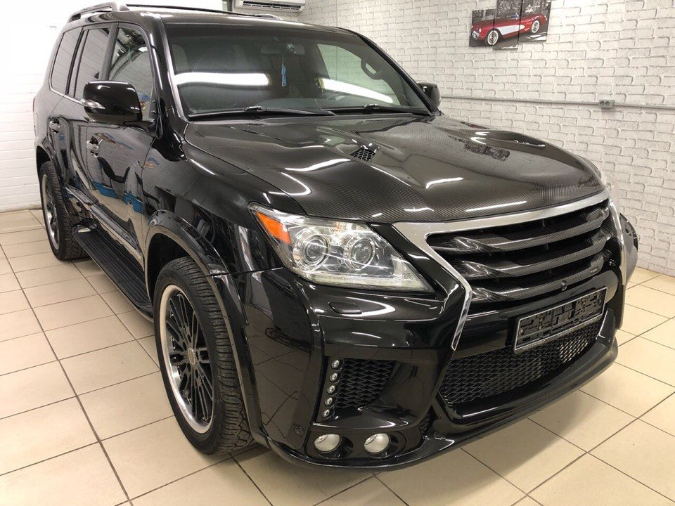 Защита кузова Lexus Lx 570 керамическим составом Trial Hybrid X ...