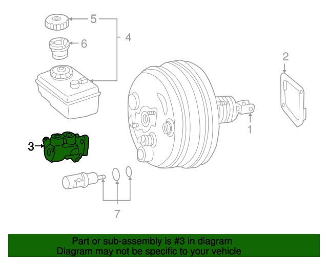 A0054309801 Цилиндр главный тормозной Mercedes | Запчасти на DRIVE2