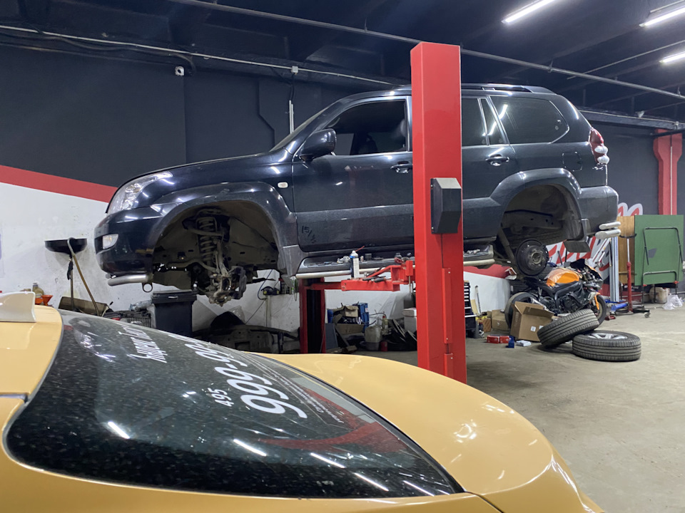 Замена масла, тормоза и еще чуть-чуть — Toyota Land Cruiser Prado 120 ...