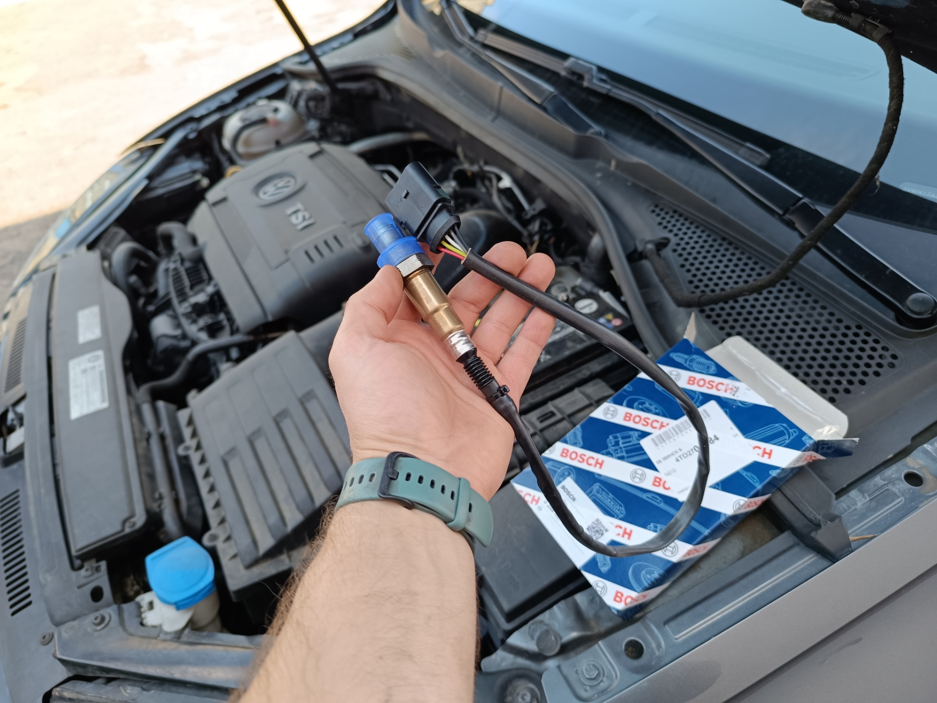 Замена лямбды — Volkswagen Golf Alltrack (Mk7), 1,8 л, 2019 года ...