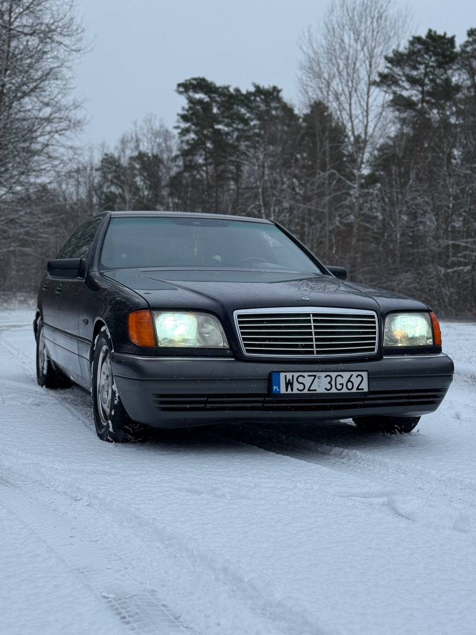 Просто зимние фотки — Mercedes-Benz S-Class (W140), 3,5 л, 1995 года ...