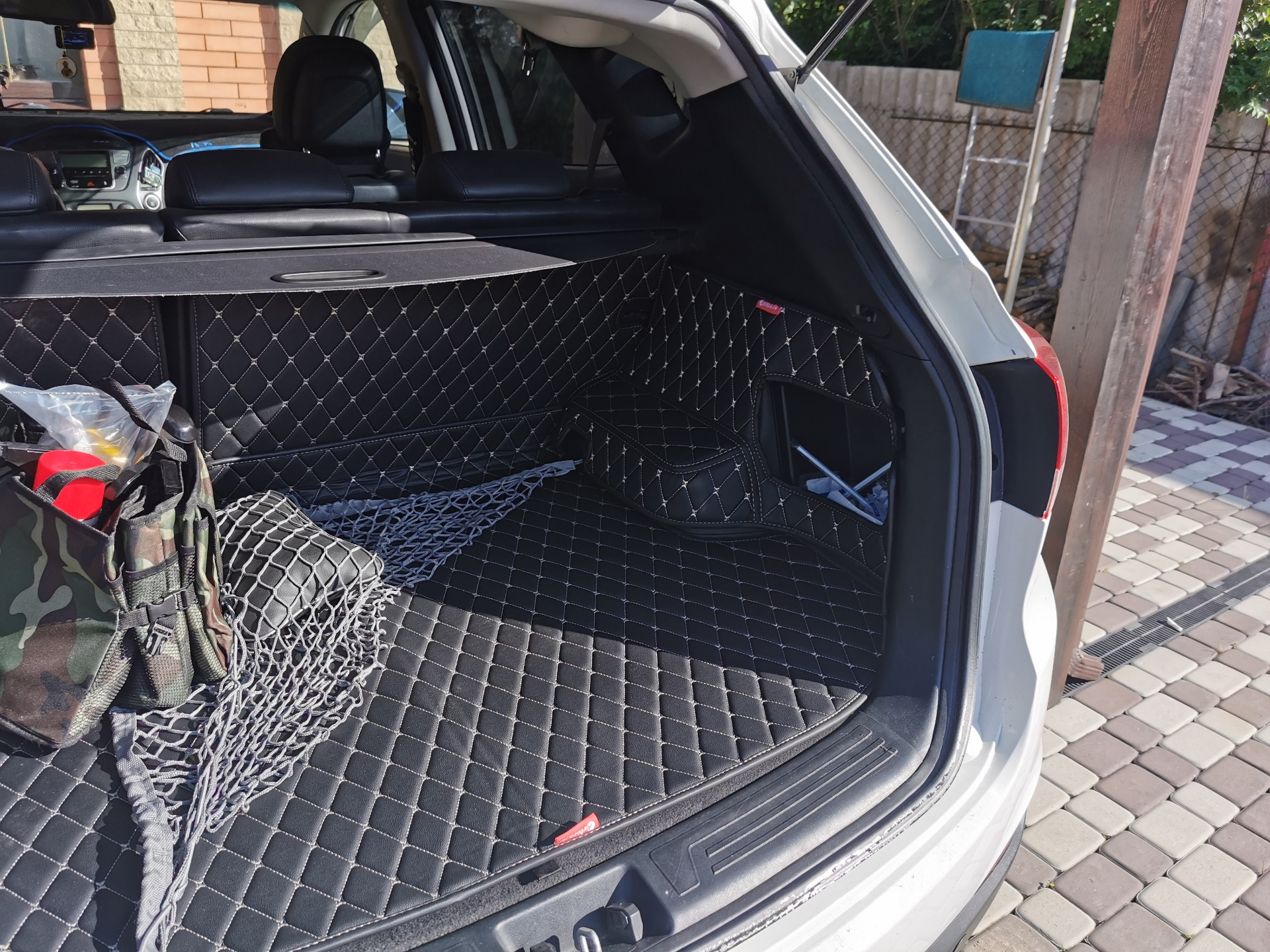 Багажник в экокожу! — Hyundai ix35, 2 л, 2012 года | аксессуары | DRIVE2