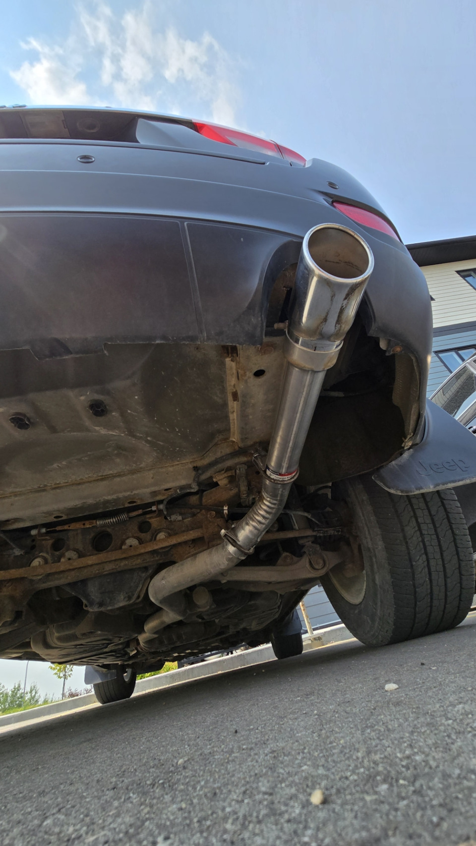 Rear mufler delete. 3.6 Pentastar — Jeep Grand Cherokee (WK2), 3,6 л ...